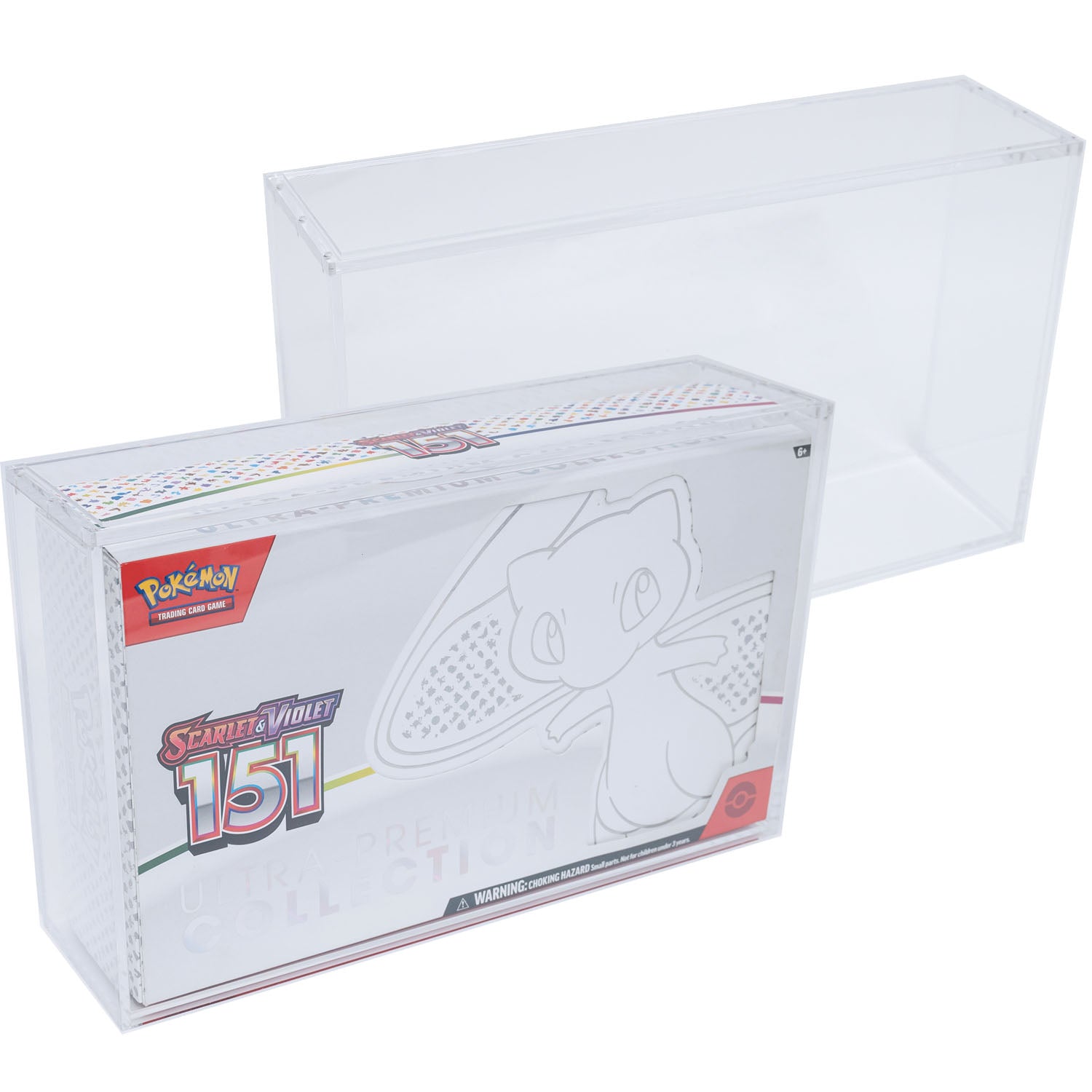 Acrylic Case for Pokemon 151, Mega Charizard X ex and Terapagos ex UPC ...